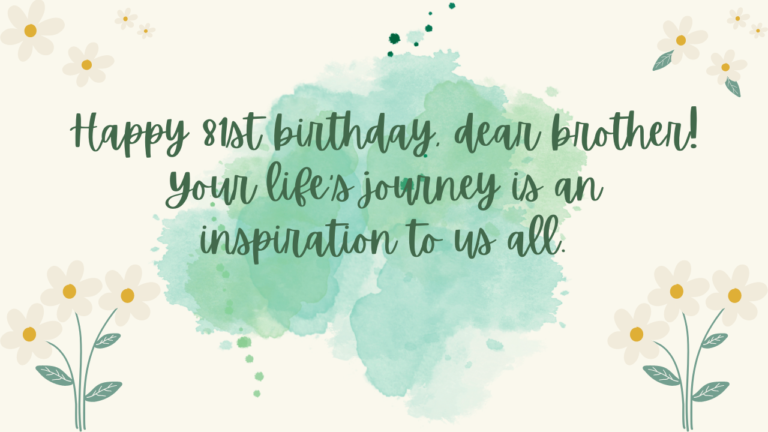 81st Birthday Wishes: Birthday Wishes for 81 Years Old [350+] - Wishes Mine