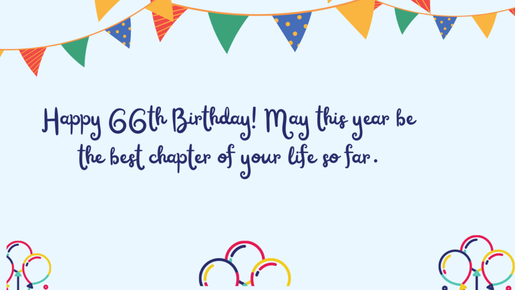 66th Birthday Wishes: Birthday Wishes for 66 Years Old [350+] - Wishes Mine