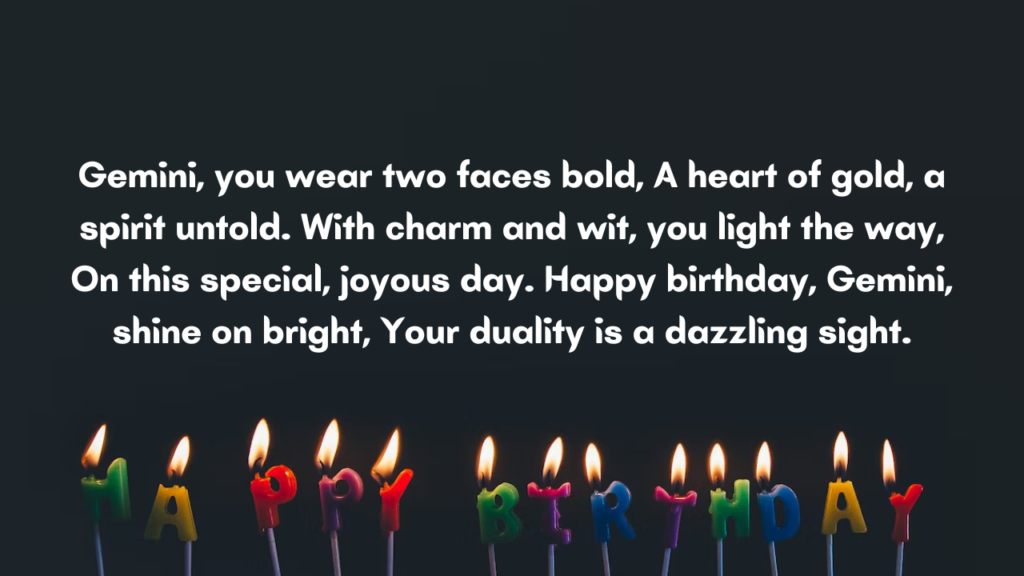 350+ Happy Birthday Wishes for Gemini - Wishes Mine