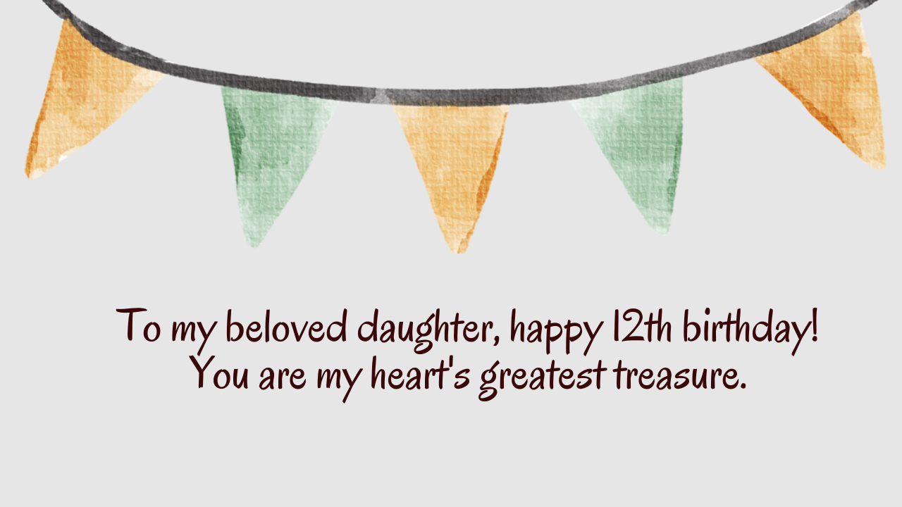 Birthday Wishes for 12 Years Old Daughter [350+] - Wishes Mine